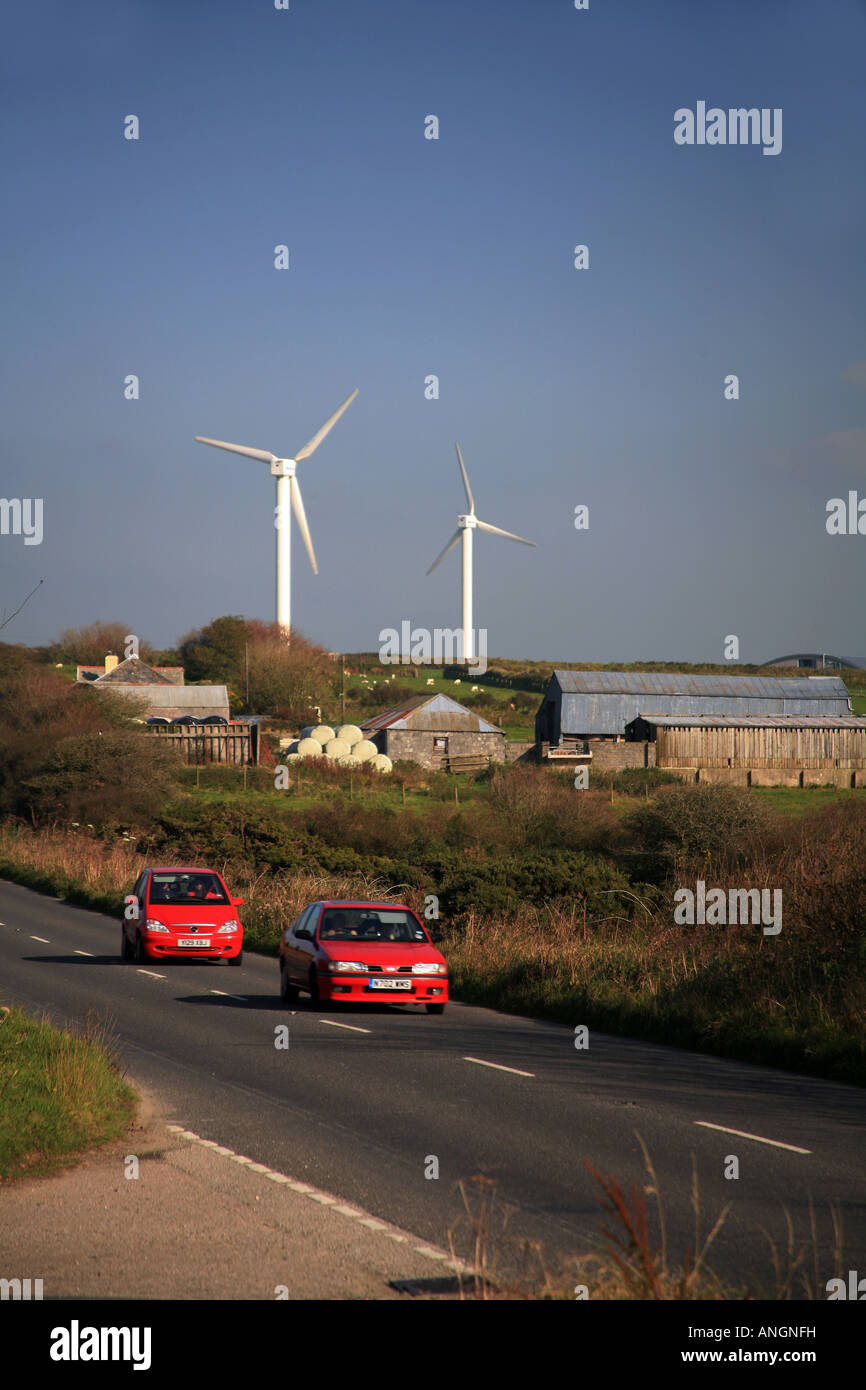 Delabole turbines hi-res stock photography and images - Alamy