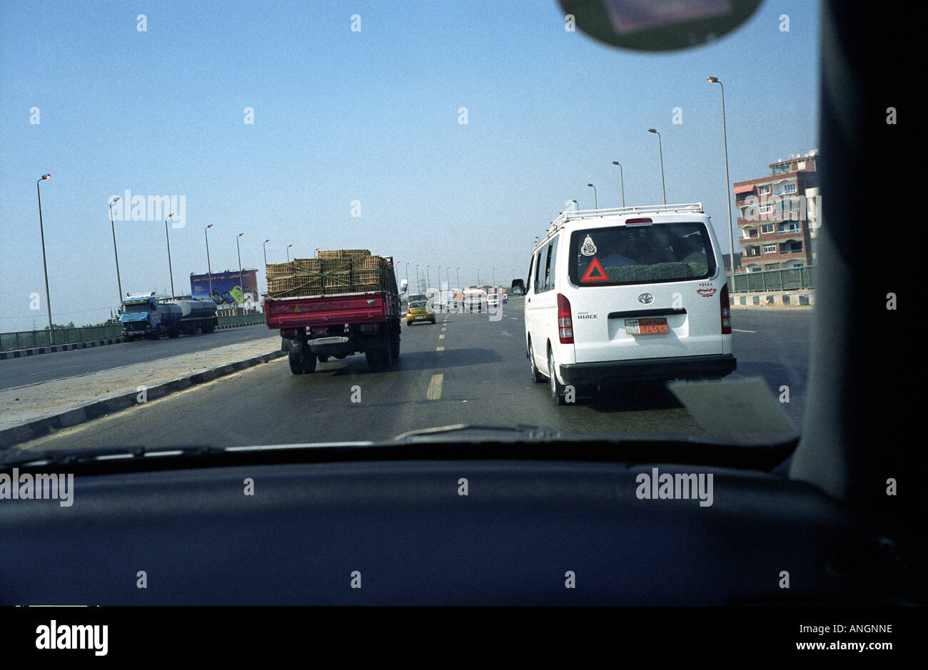 EGYPT CAIRO PEOPLE AND STREET IMAGES PHOTOGRAPHED FROM A TAXI 2006 ...