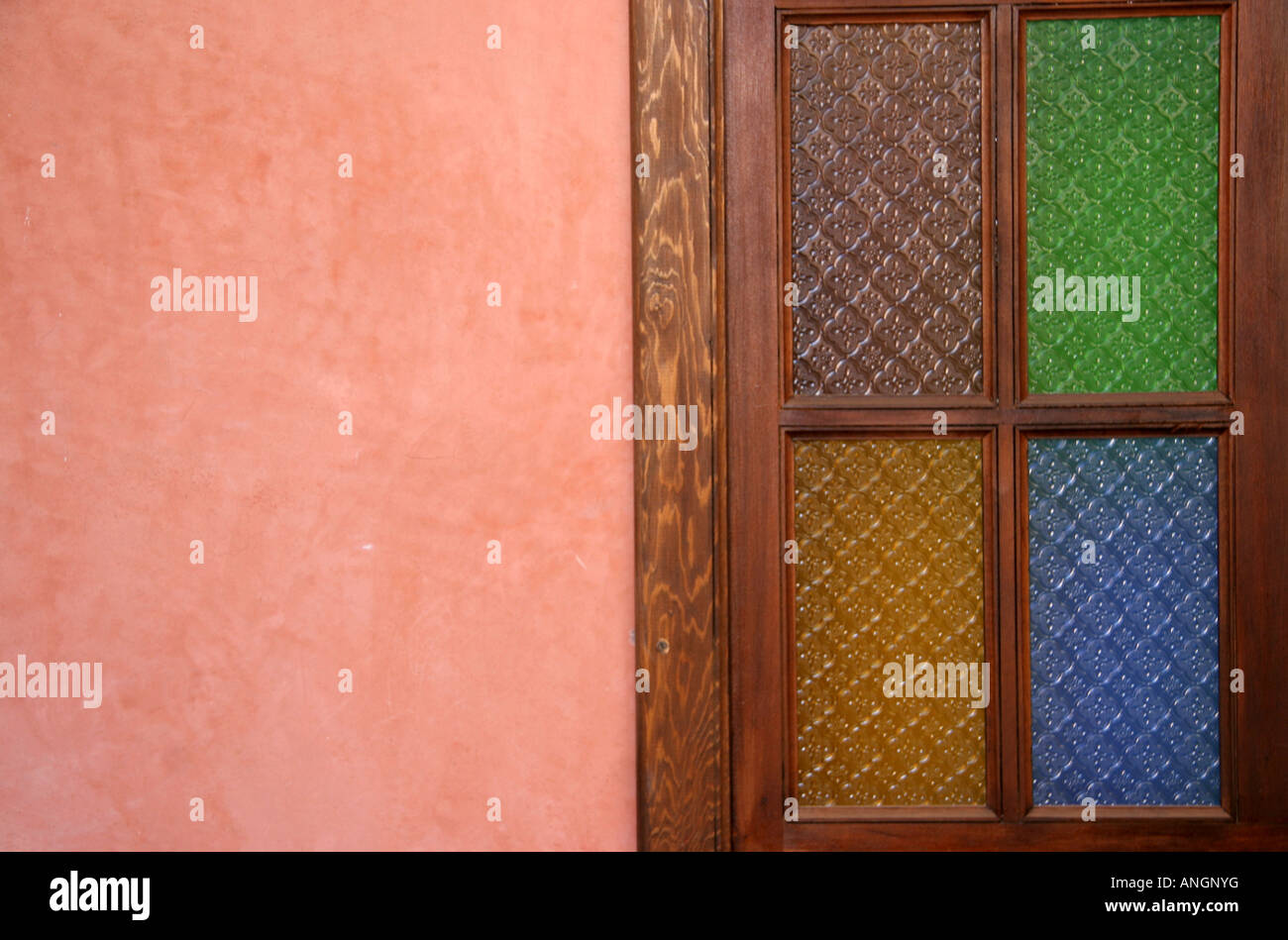 Moroccan window and wall Morocco Stock Photo - Alamy