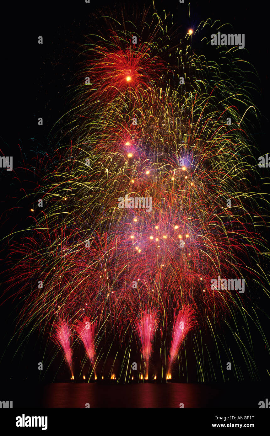 fireworks display, Toronto, Ontario, Canada Stock Photo - Alamy