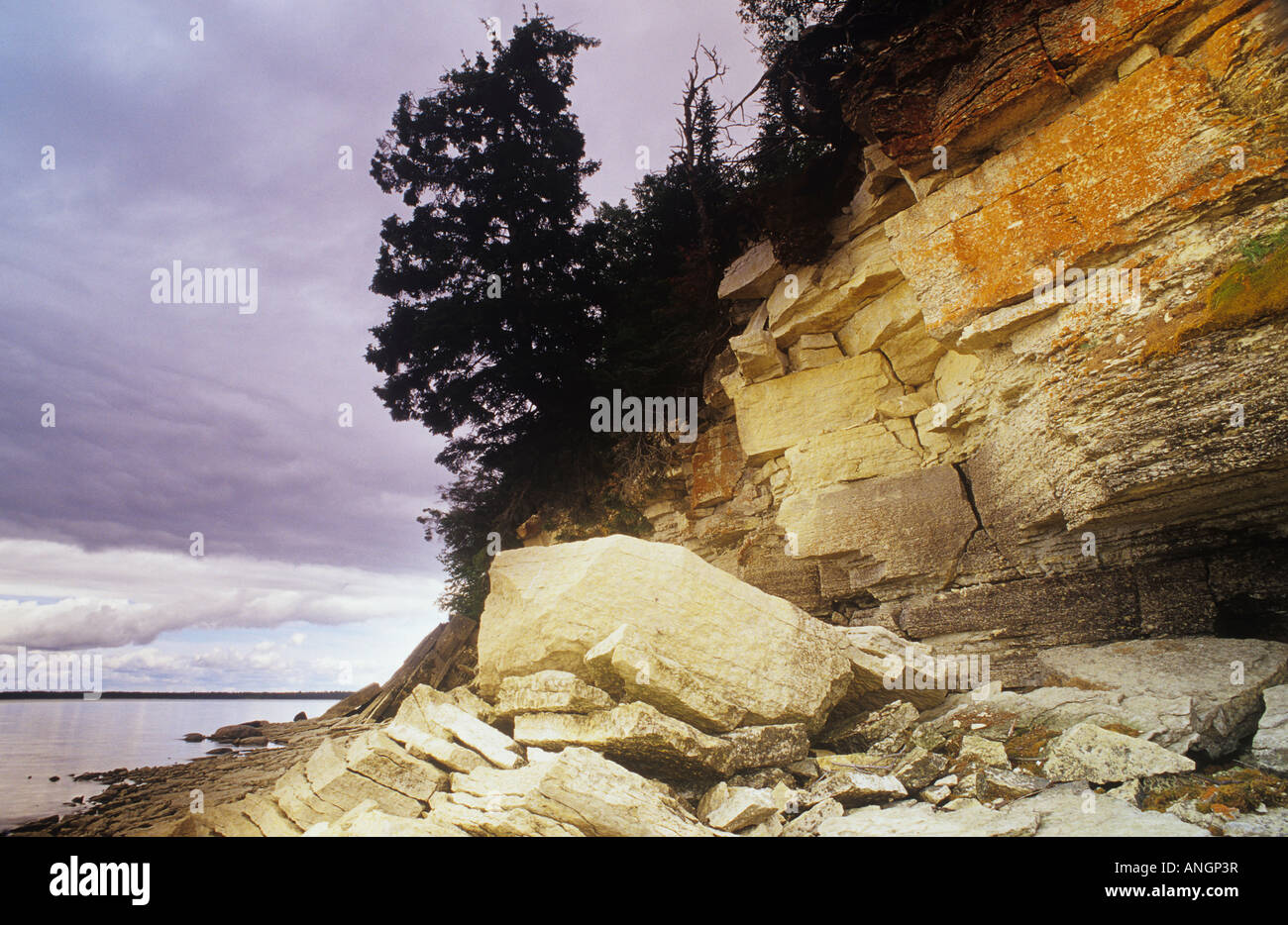 Lake Winnipeg, Hecla Grindstone Provincial Park, Manitoba, Canada Stock ...