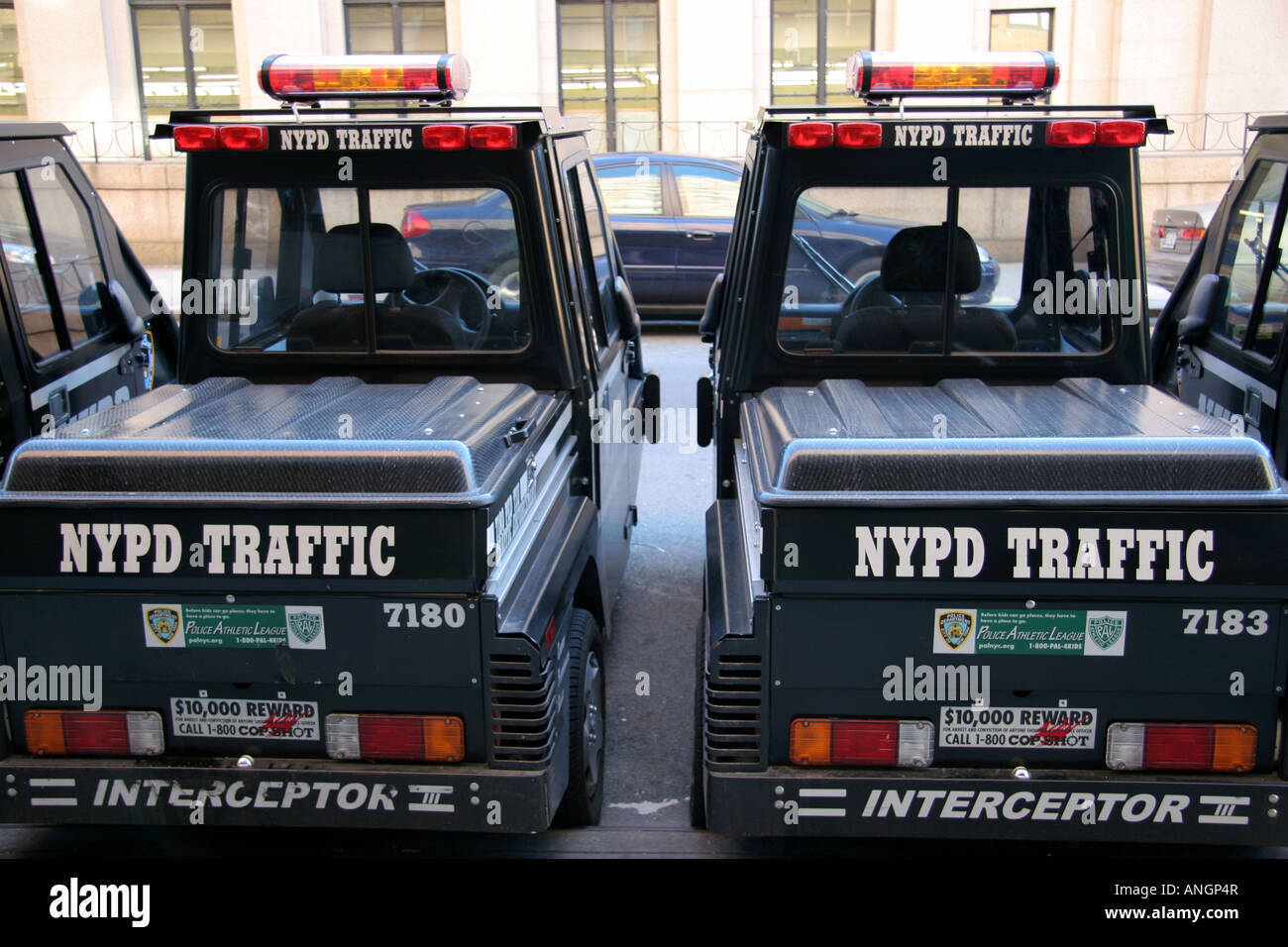 NYPD traffic patrol vehicles in New York City Stock Photo - Alamy