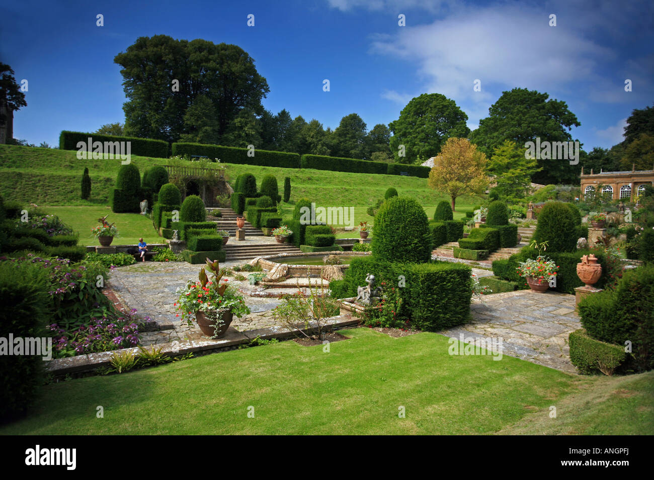 Mapperton House Gardens Dorset UK Stock Photo - Alamy