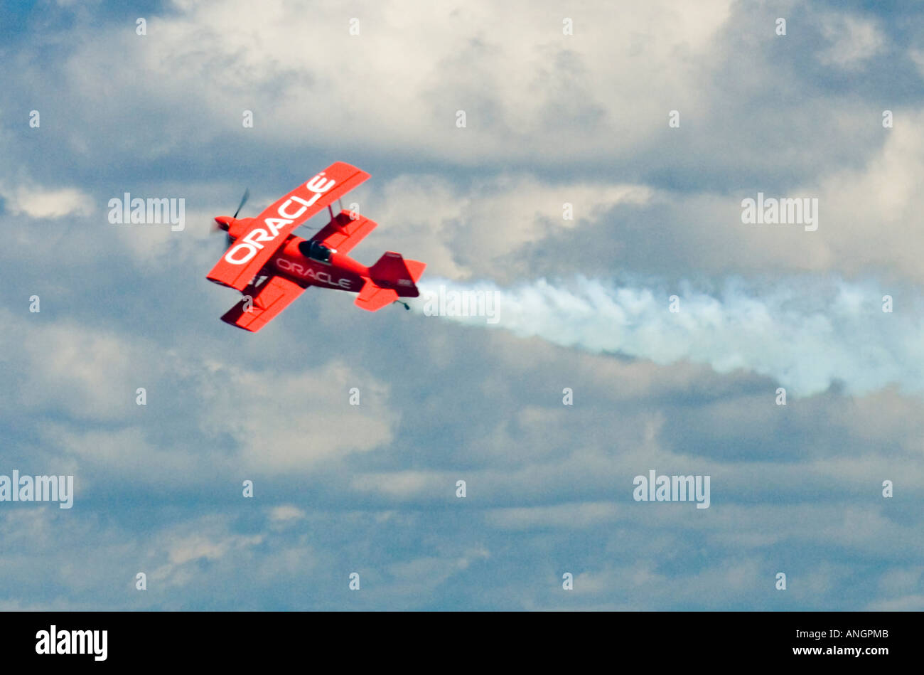 Oracle Air Show Stunt Plane Stock Photo - Alamy