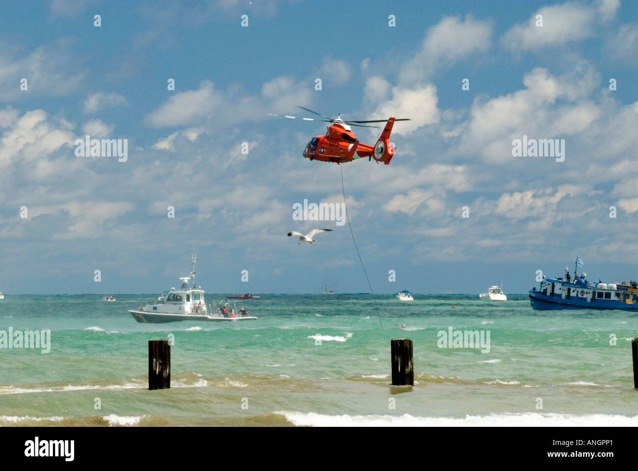U.S. Coast Guard Water Rescue Stock Photo - Alamy