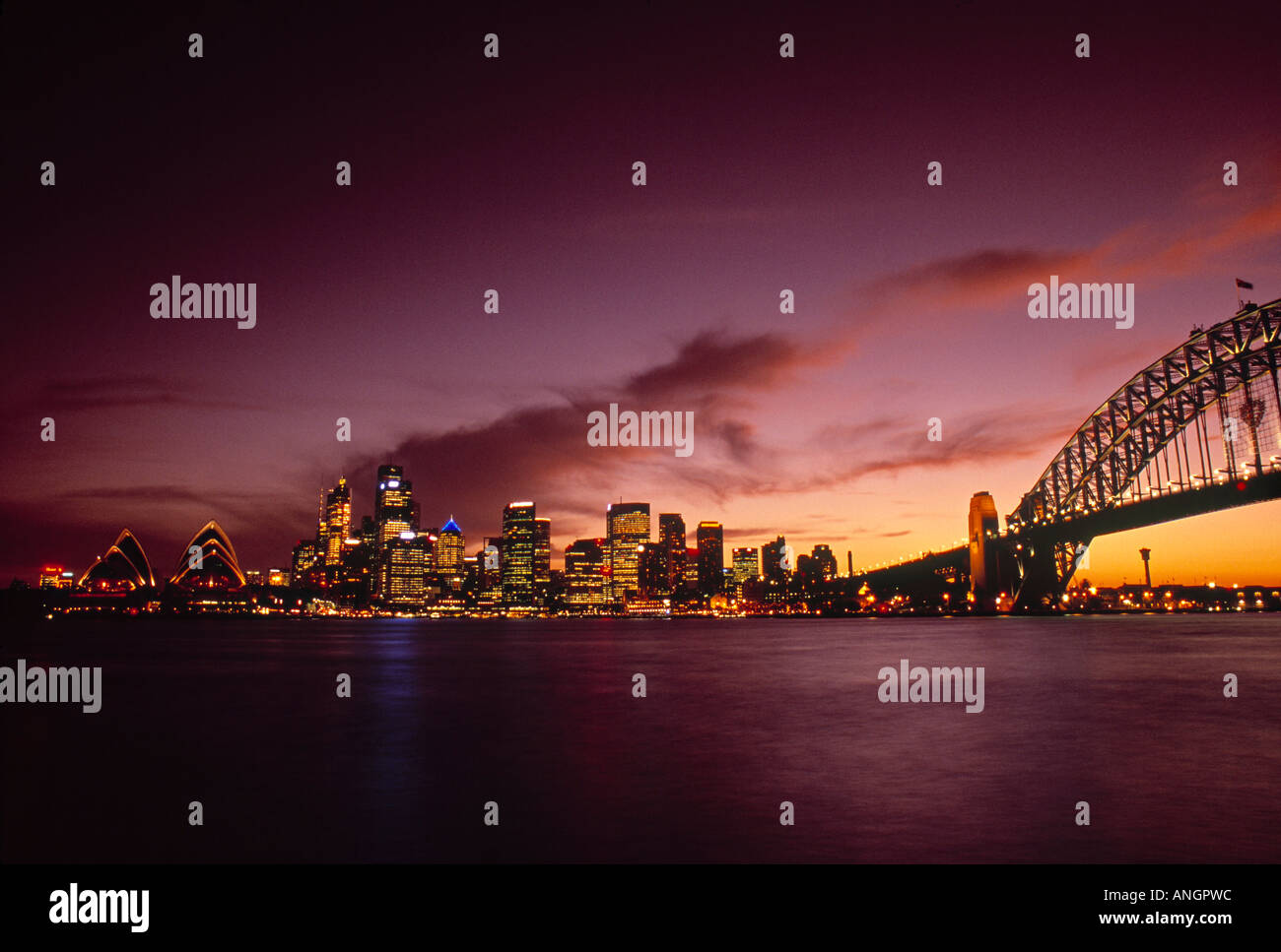 Opera House & Harbour Bridge, Sydney, NSW, Australia Stock Photo - Alamy