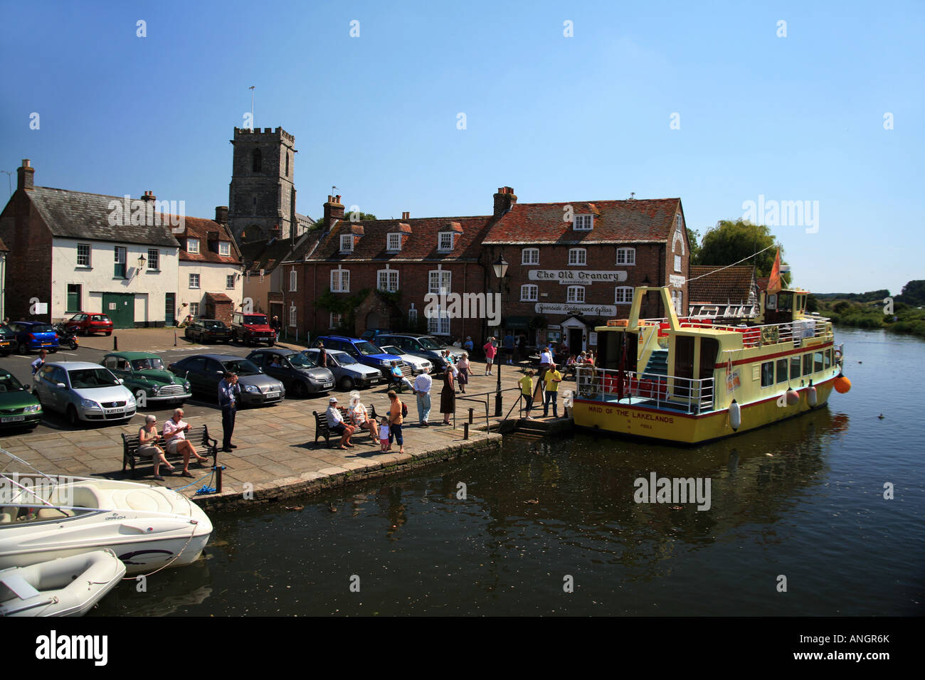 The Quay River Frome Wareham Dorset UK Stock Photo - Alamy