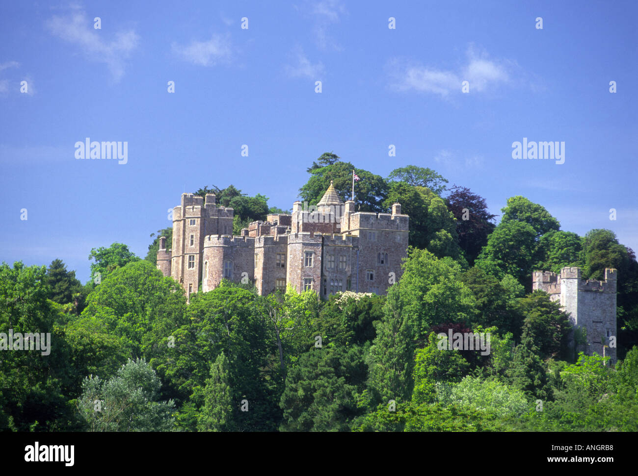 Dunster Castle Minehead Somerset Stock Photo - Alamy