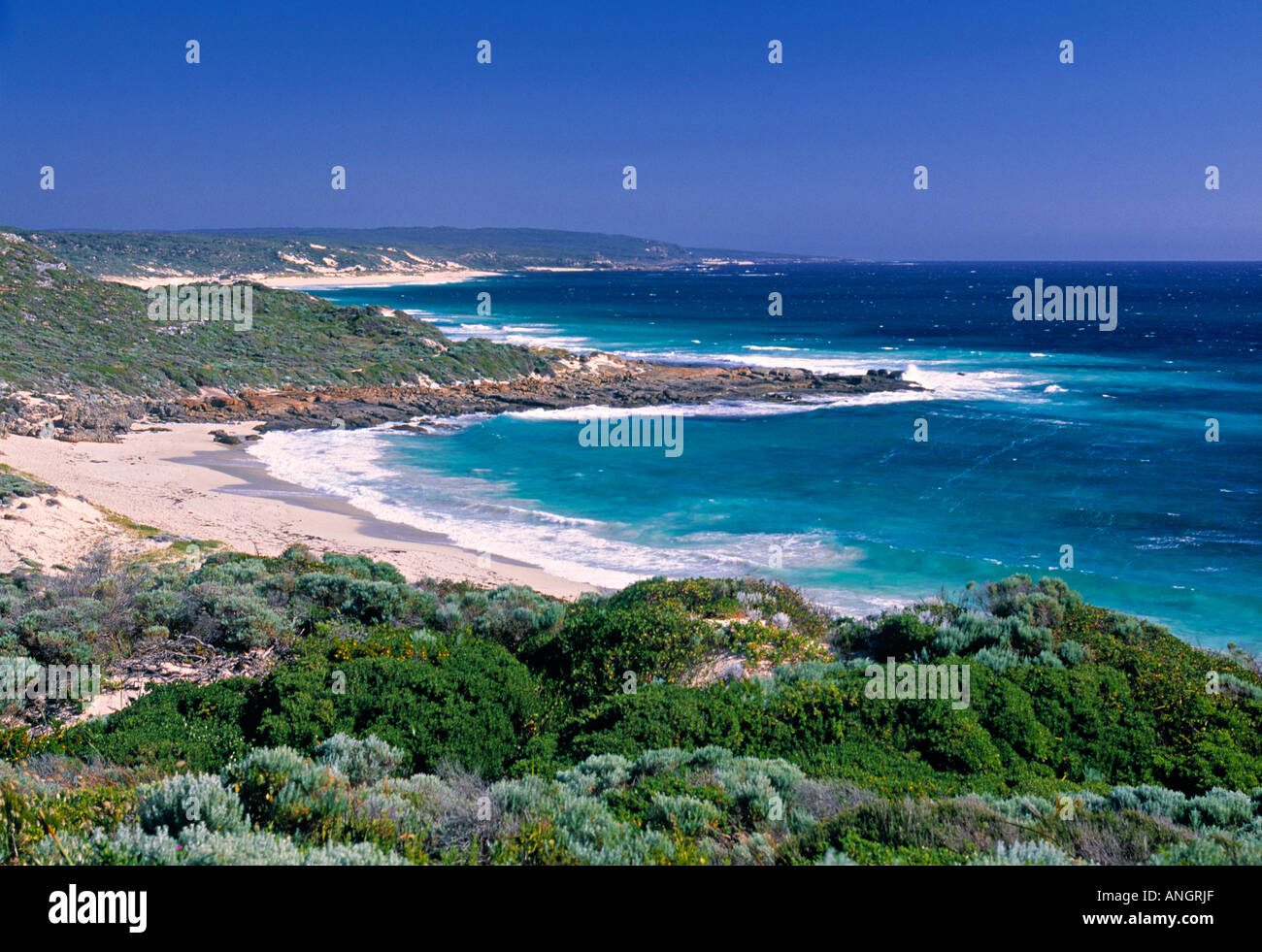 Gnarabup Beach, Margaret River, Western Australia, Australia Stock ...