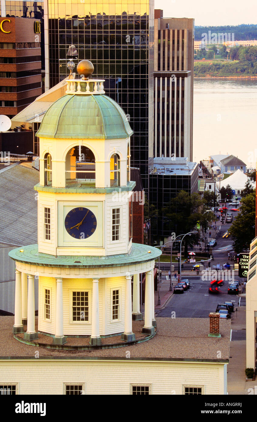 Historic Old Town Clock tower Citadel Hill, Halifax, Nova Scotia ...
