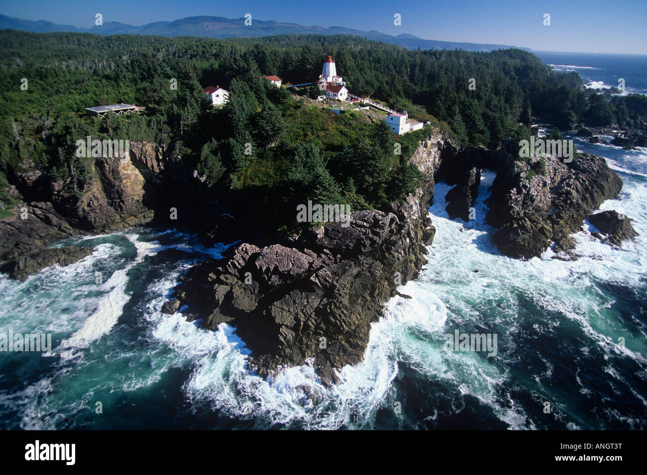 Cape Beale light station, Vancouver Island, British Columbia, Canada ...