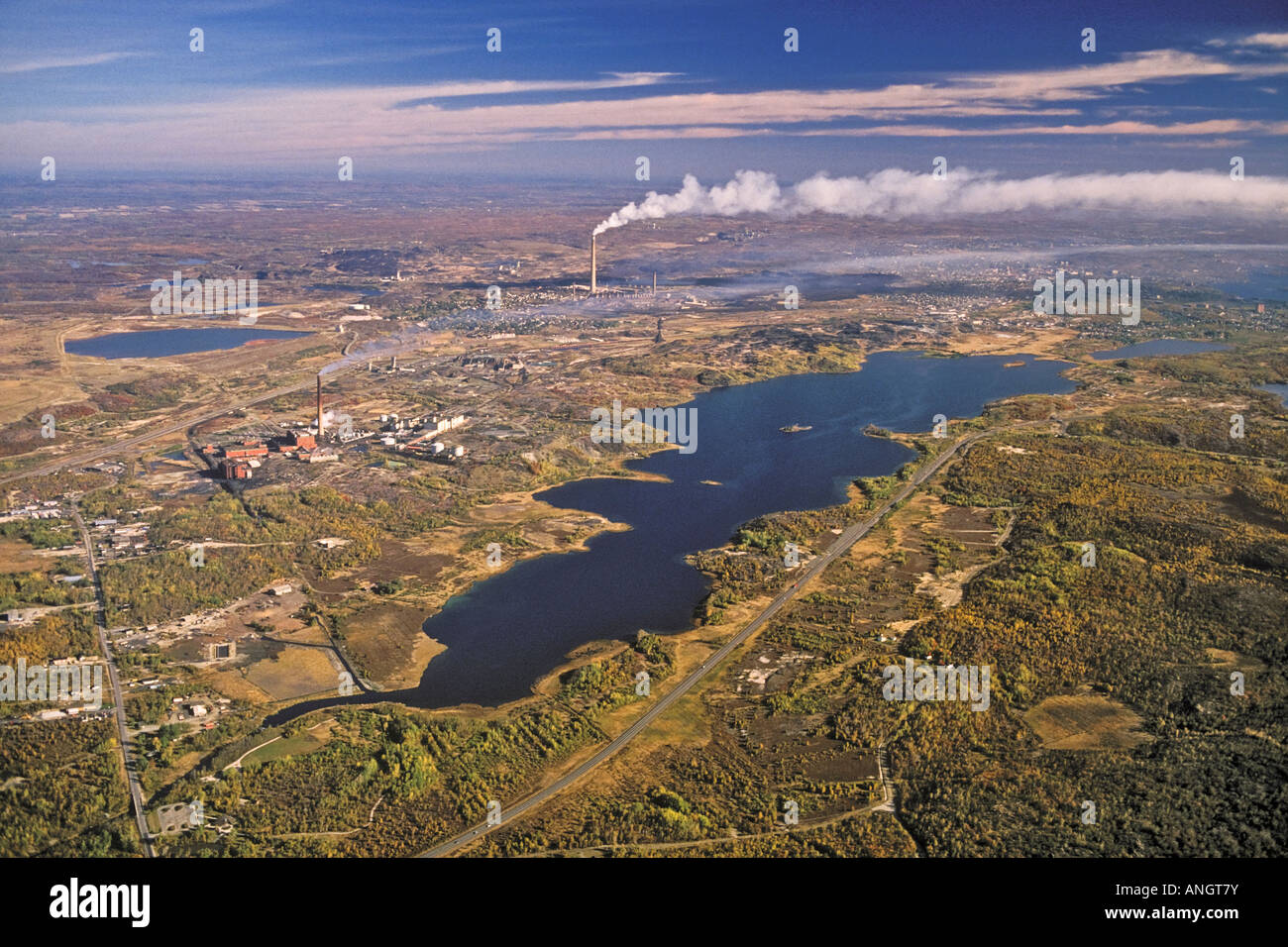 Smokestack sudbury hi-res stock photography and images - Alamy