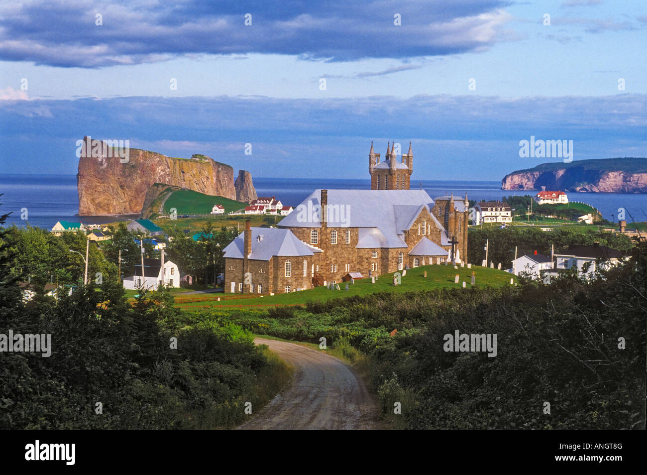 Village buildings and perce rock hi-res stock photography and images ...