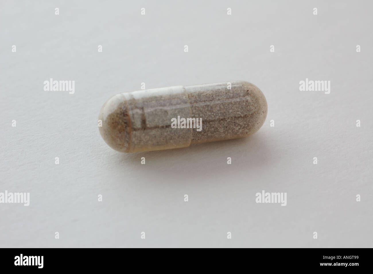 Evening Primrose Capsule Herbal Medicine Stock Photo - Alamy