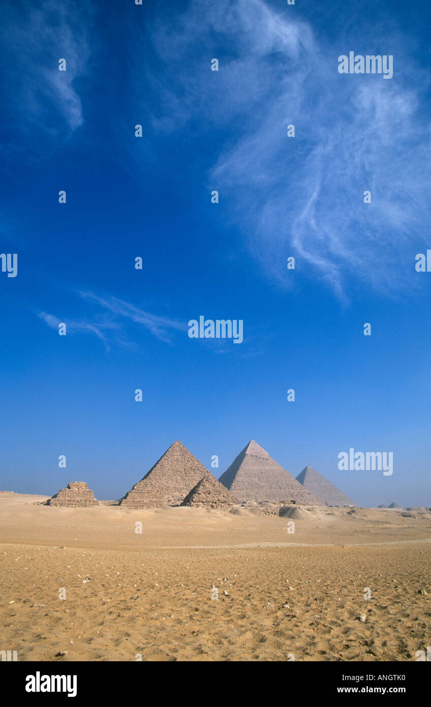 Giza Pyramids, Cairo, Egypt Stock Photo - Alamy