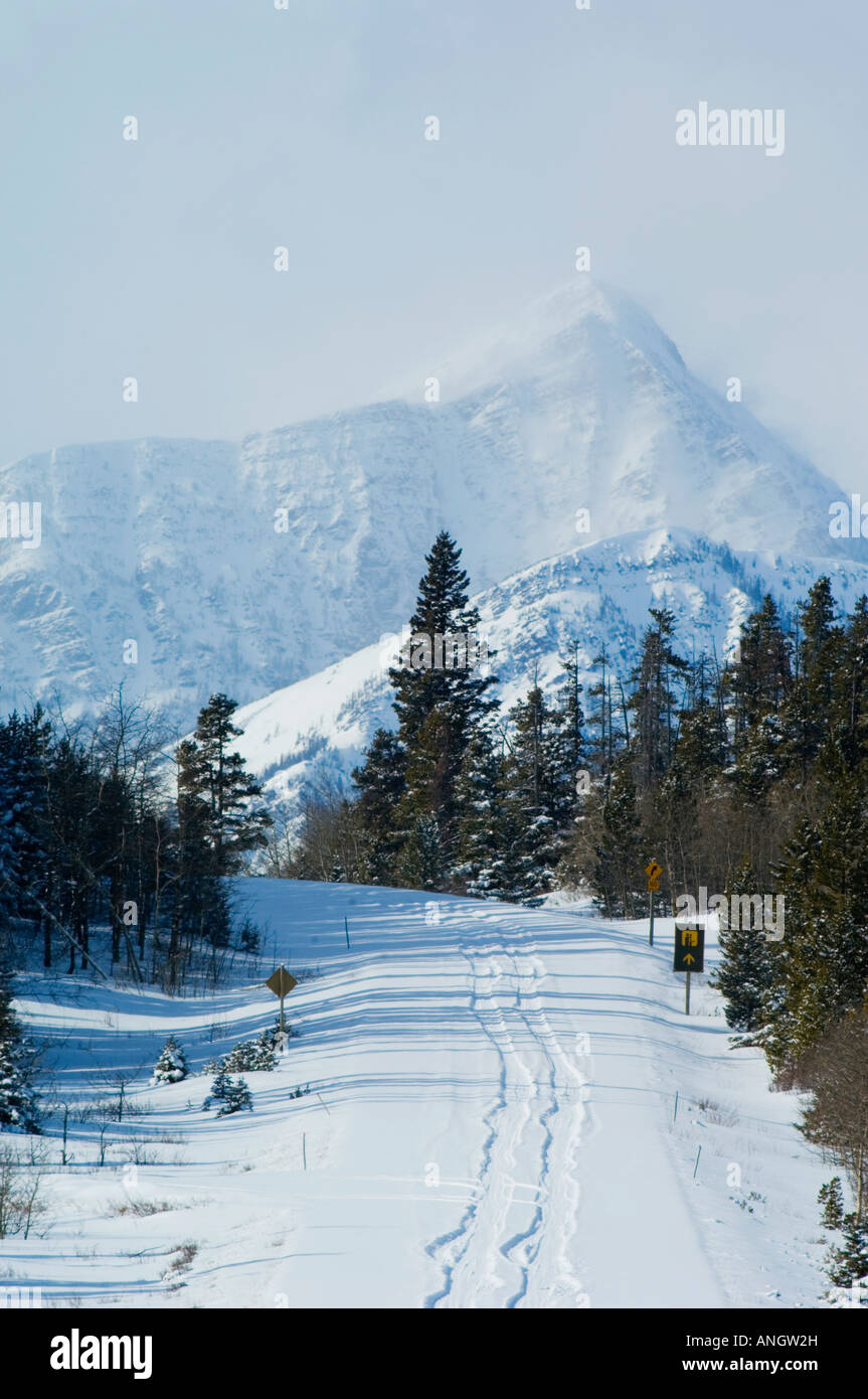 Bellevue Hill with Mount Galwey in background as viewed from Highway 6 ...