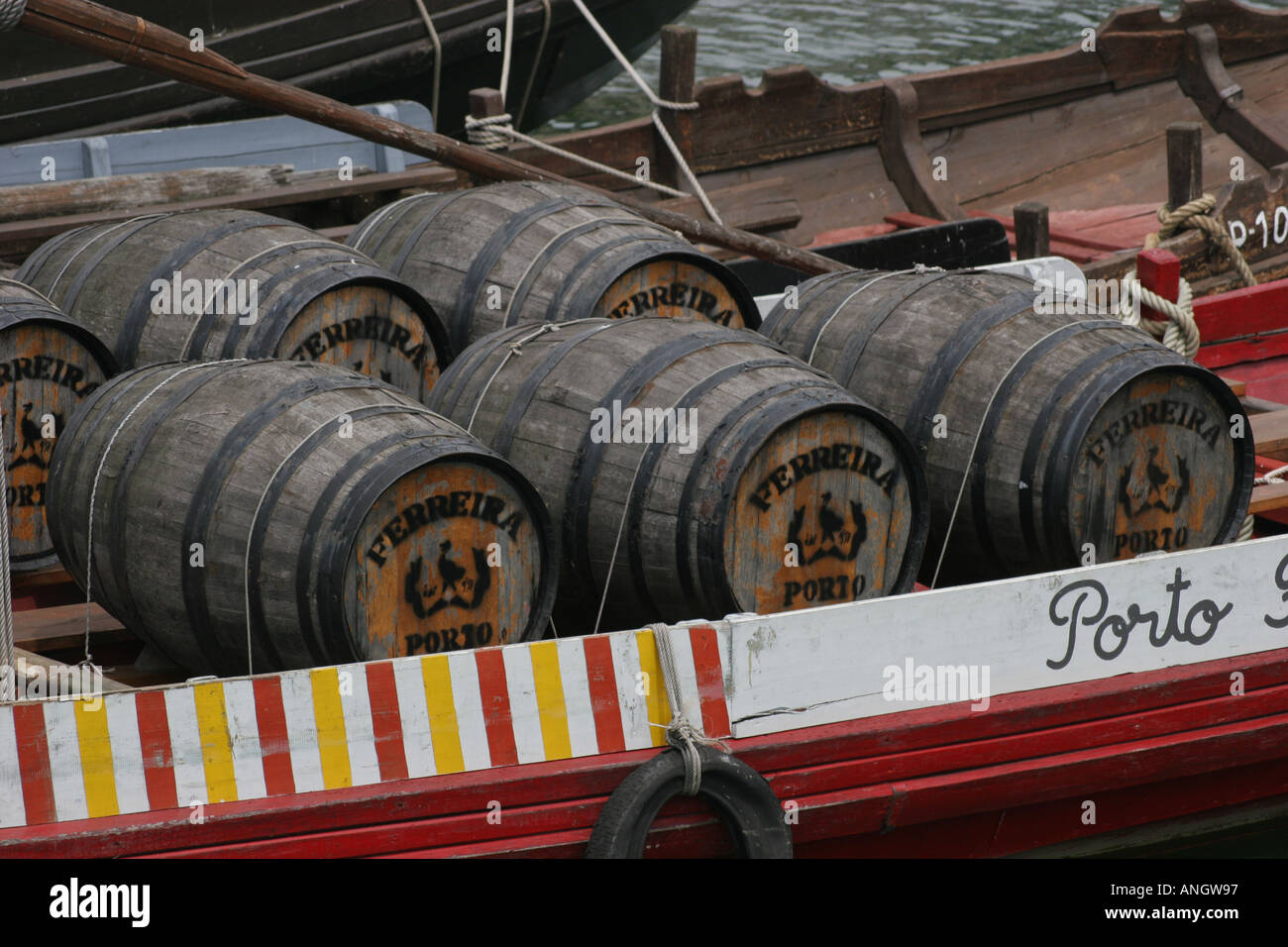 Port barrels on ship on hi-res stock photography and images - Alamy