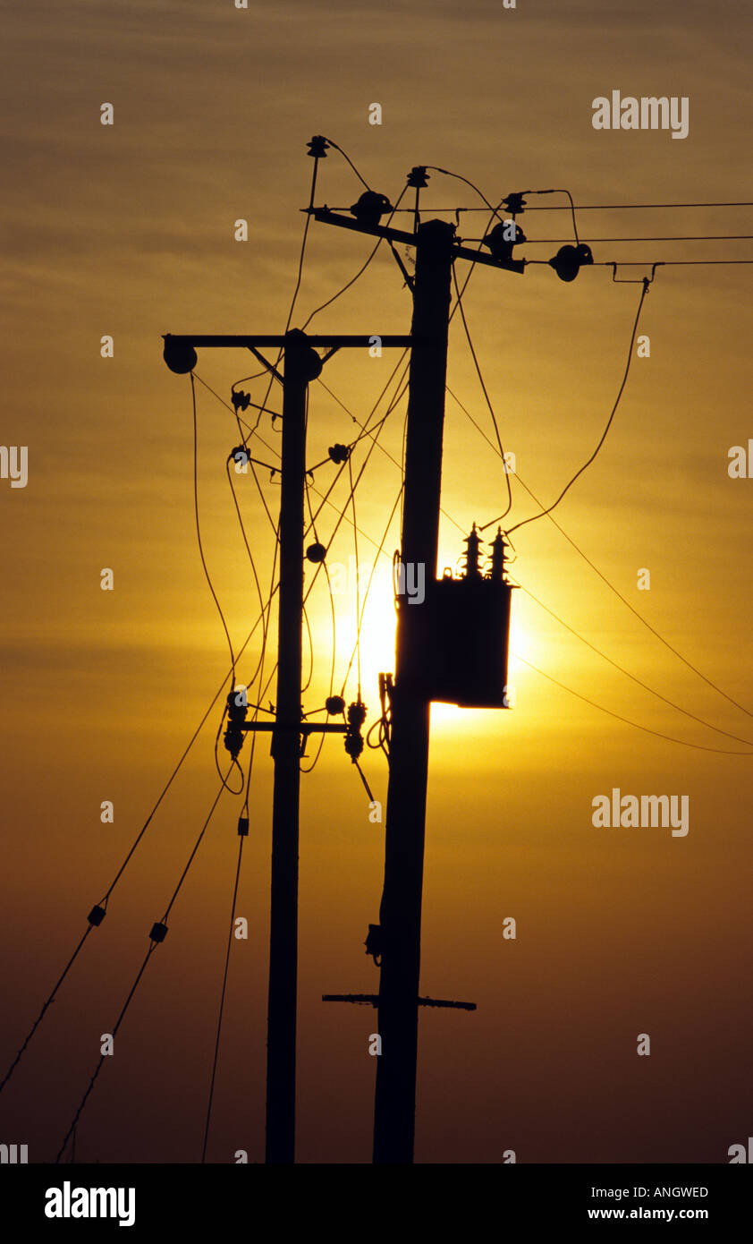 Electricity poles hi-res stock photography and images - Alamy