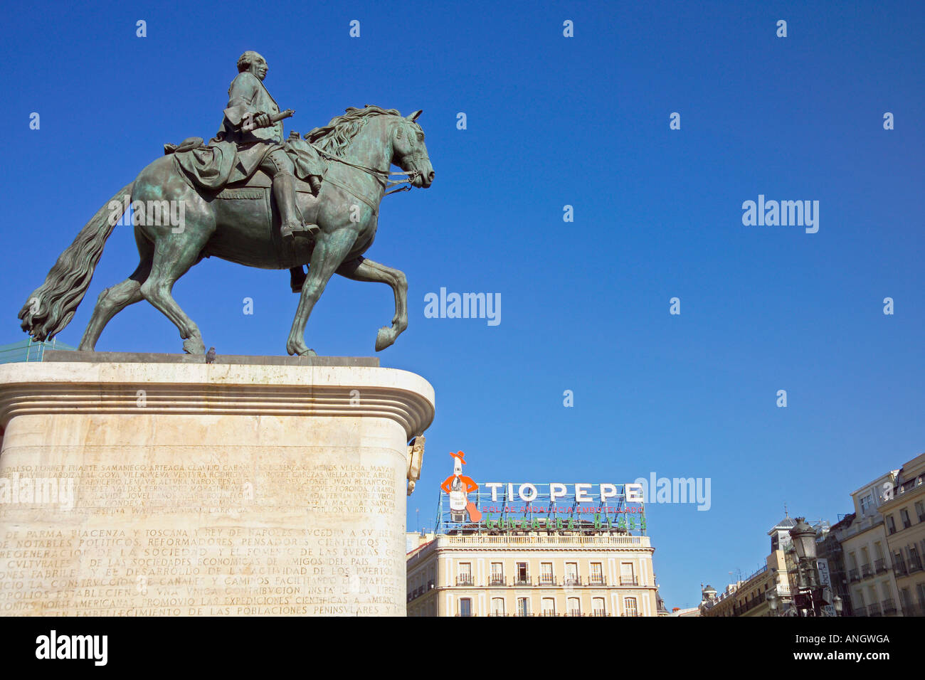 Puerto del Sol, Madrid, Spain Stock Photo - Alamy