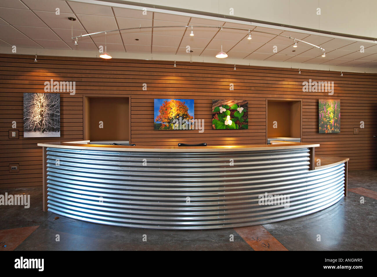 PRESERVES Deerfield Illinois Reception desk in Ryerson Forest Preserve ...
