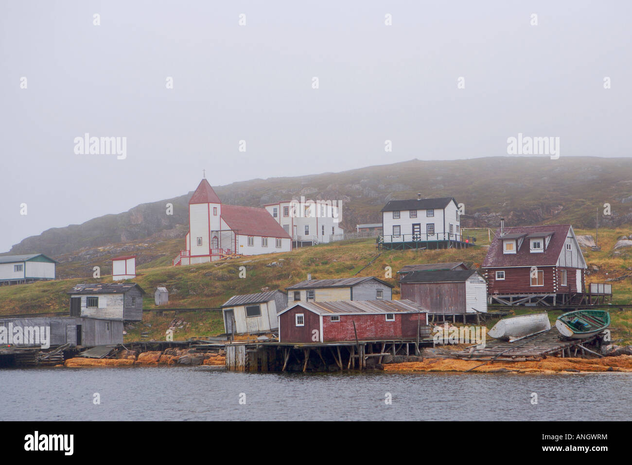 Newfoundland Labrador Coast Battle Harbour High Resolution Stock ...