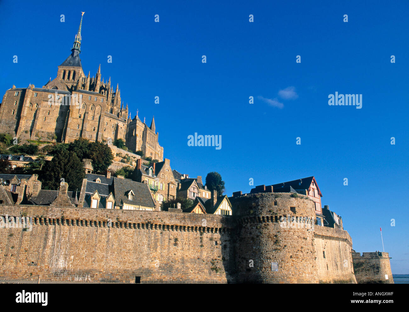 Mont St. Michel, Manche, Normandy, France Stock Photo - Alamy