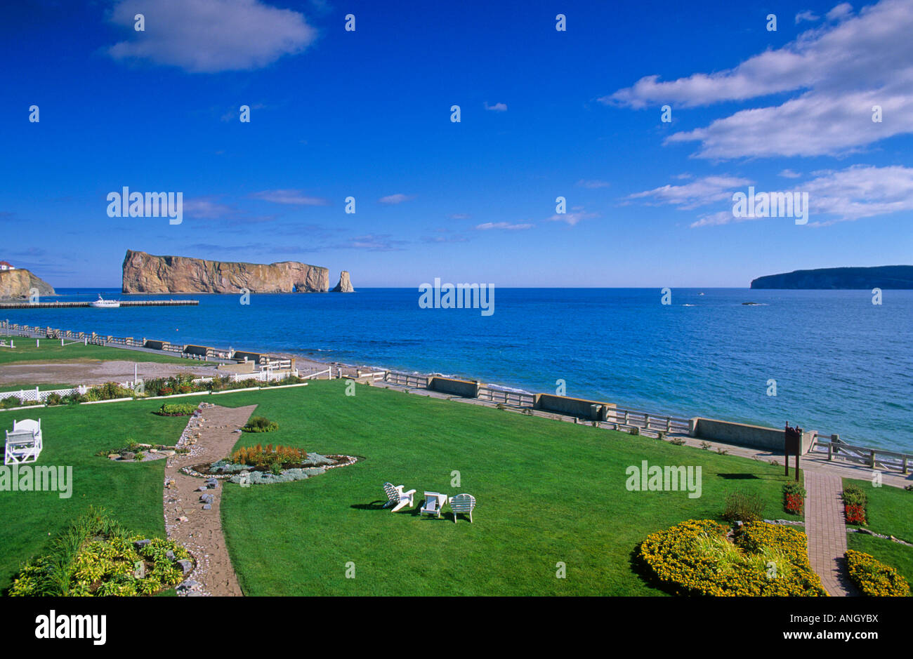 Perce Rock, Gaspe, Quebec, Canada Stock Photo - Alamy