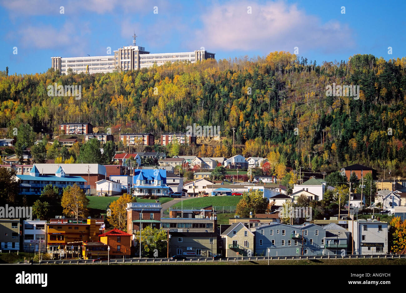 Town of Gaspe, Quebec, Canada Stock Photo: 15526144 - Alamy