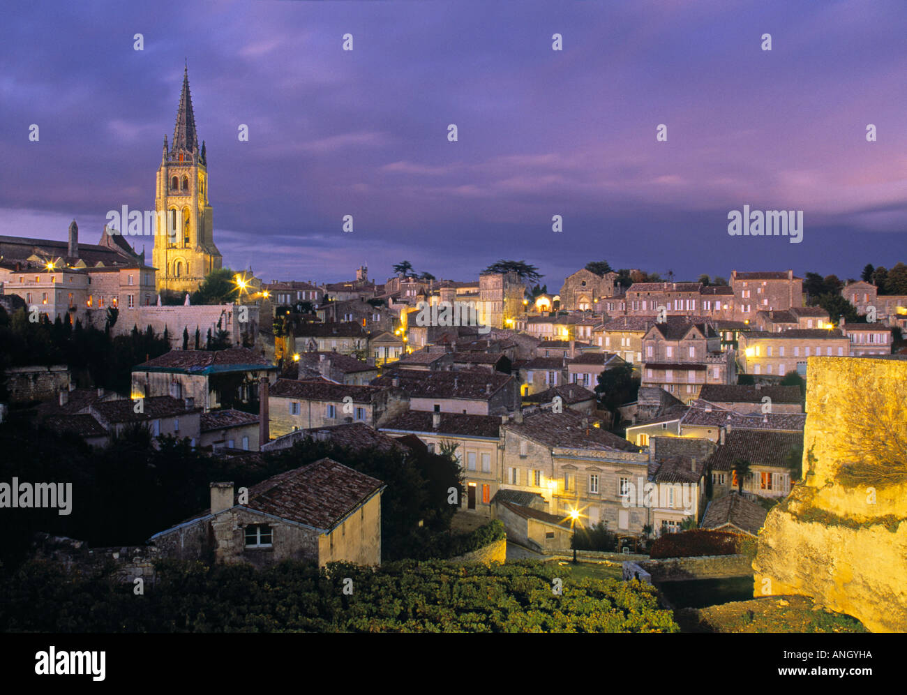 St. Emilion, Gironde, Aquitaine, France Stock Photo - Alamy
