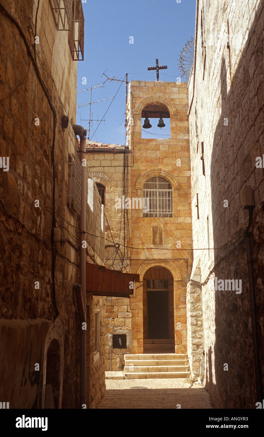 Old city jerusalem christian quarter hi-res stock photography and ...