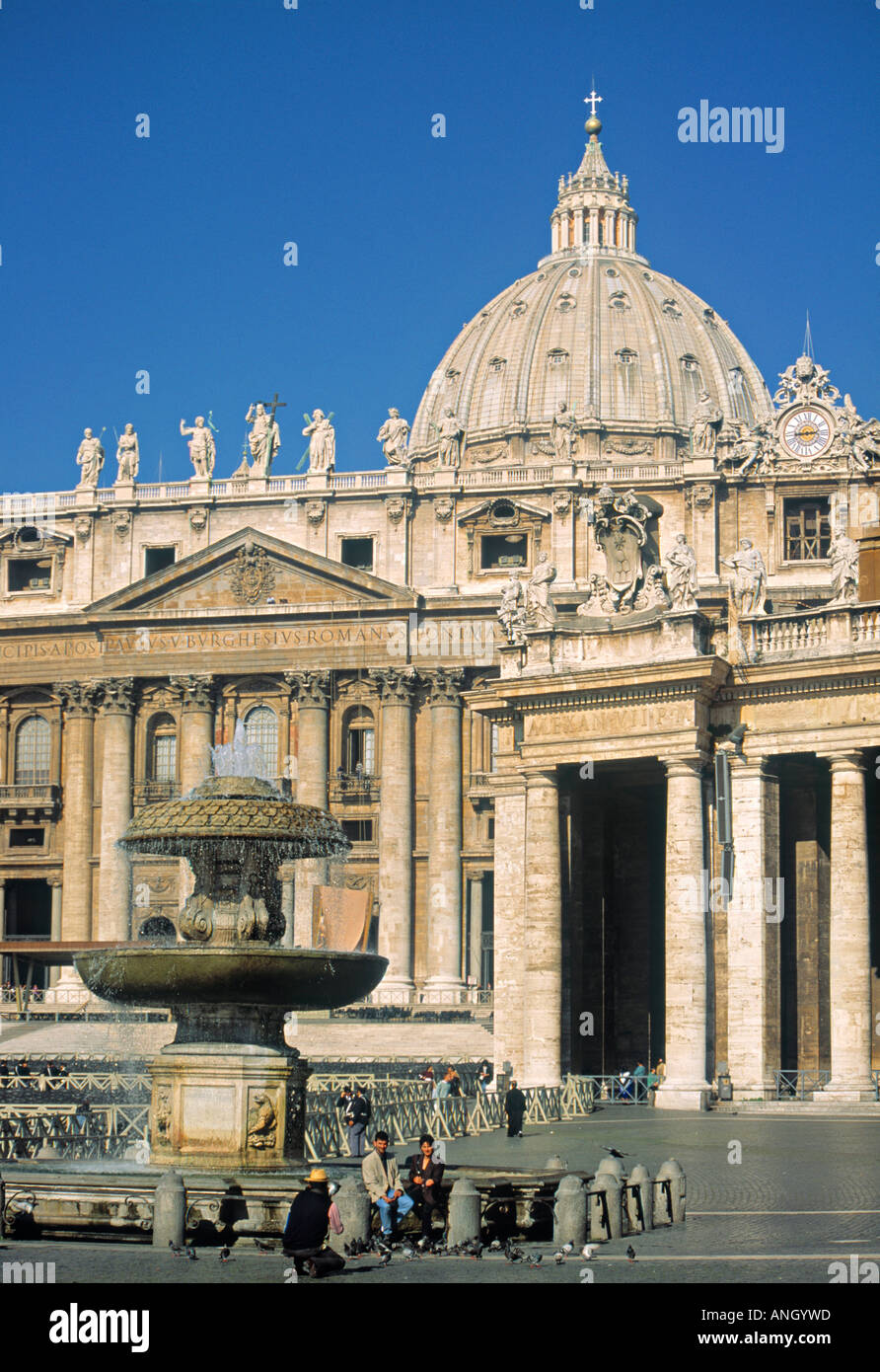 St. Peter's, Vatican City, Rome, Italy Stock Photo - Alamy