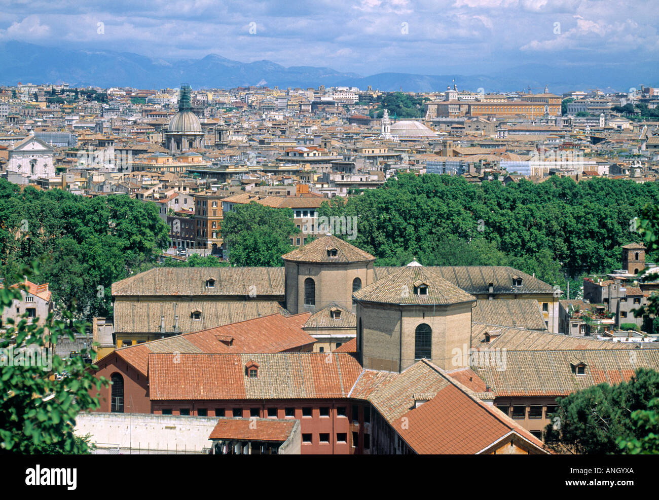 Janiculum roma hi-res stock photography and images - Alamy