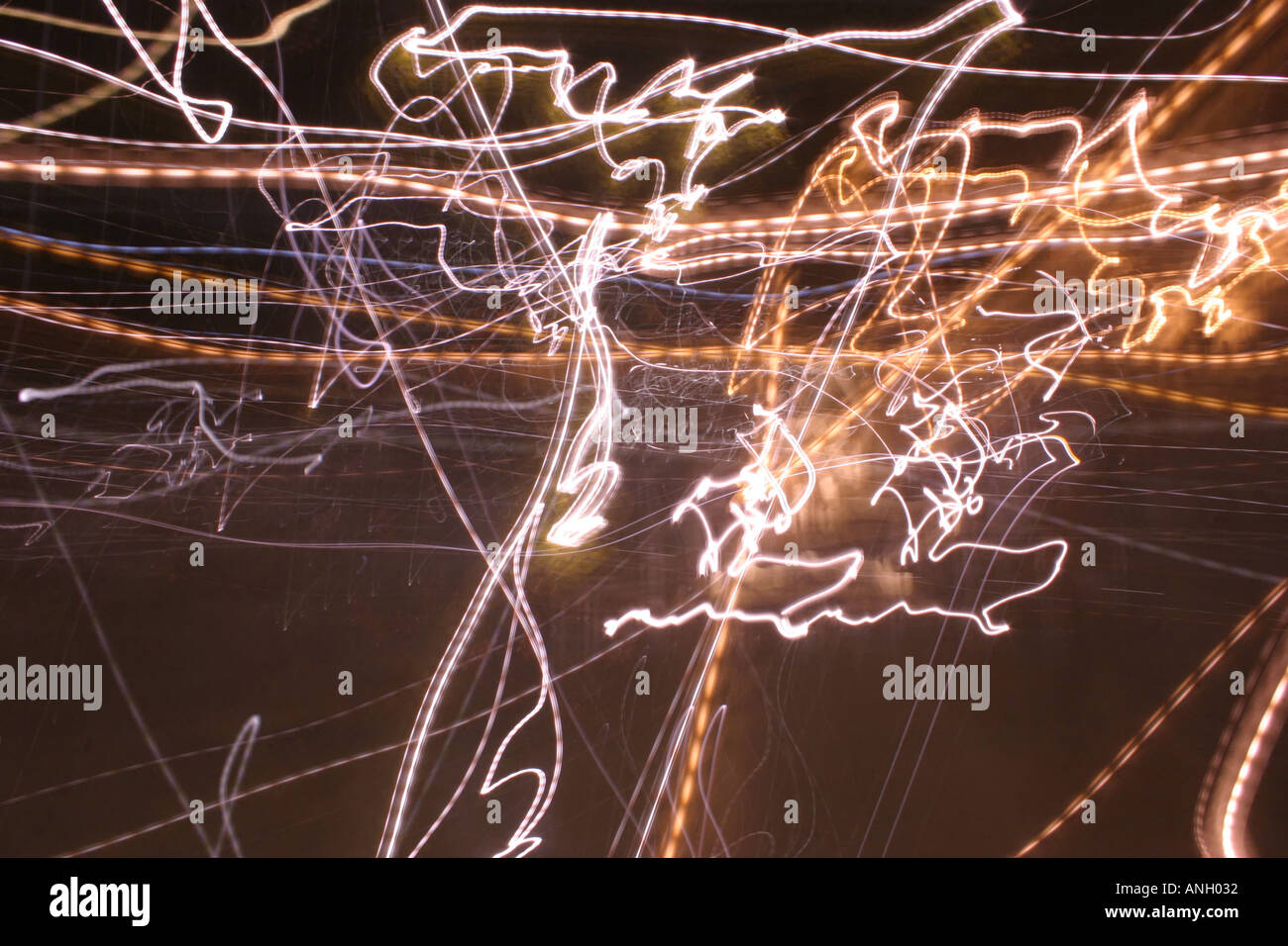 abstract pattern of moving lights Stock Photo - Alamy