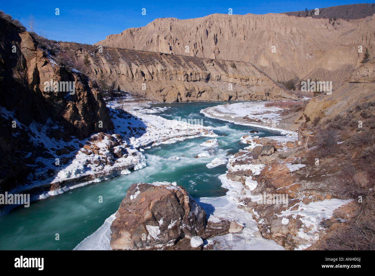 Chilcotin farwell canyon river hi-res stock photography and images - Alamy