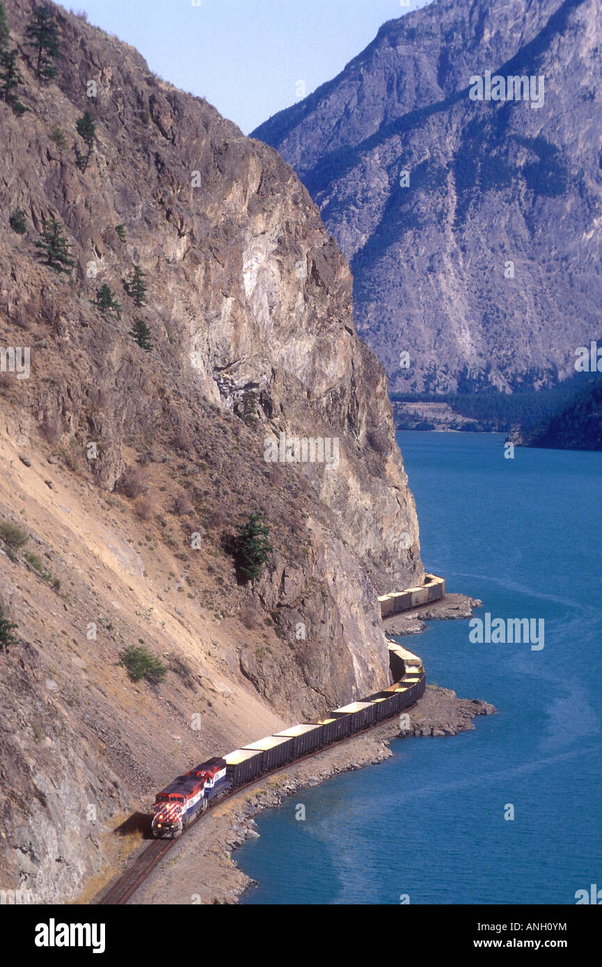 Bc rail freight train travels hi-res stock photography and images - Alamy