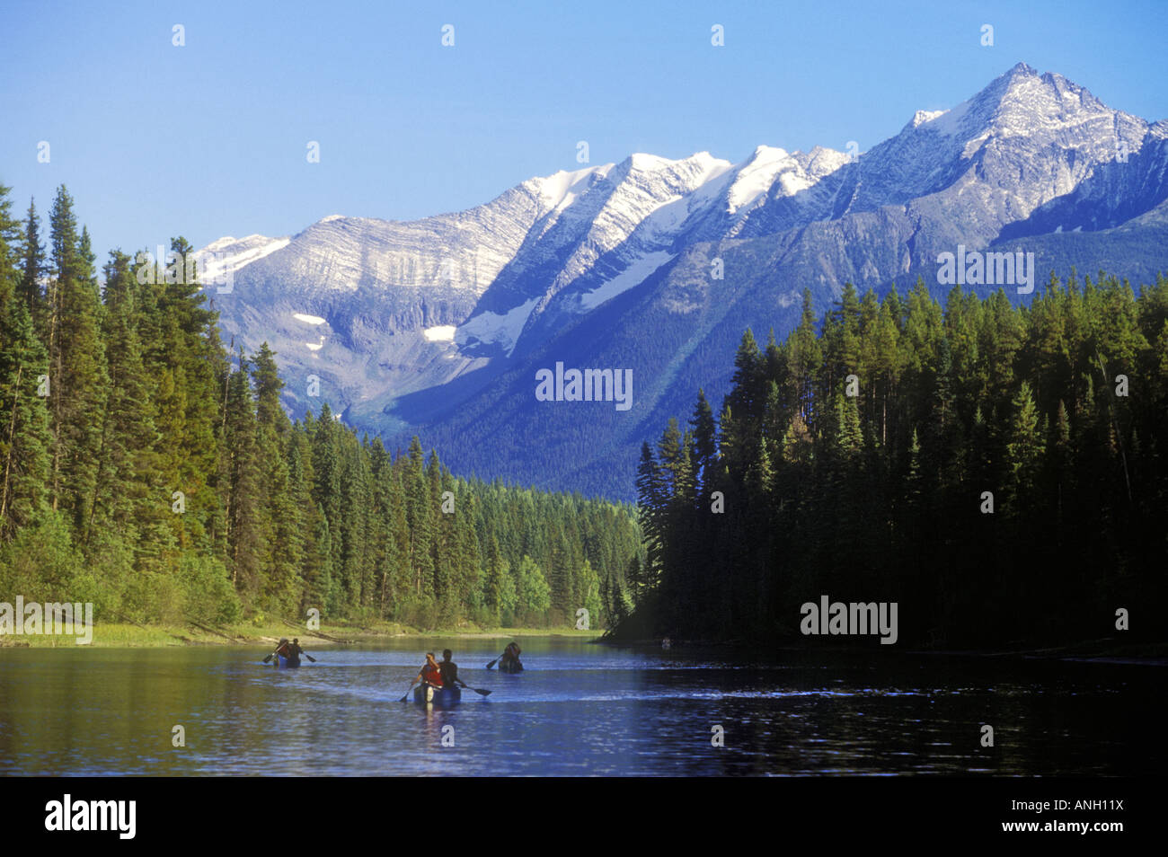 Canoeing the Bowron Lakes, British Columbia, Canada Stock Photo - Alamy