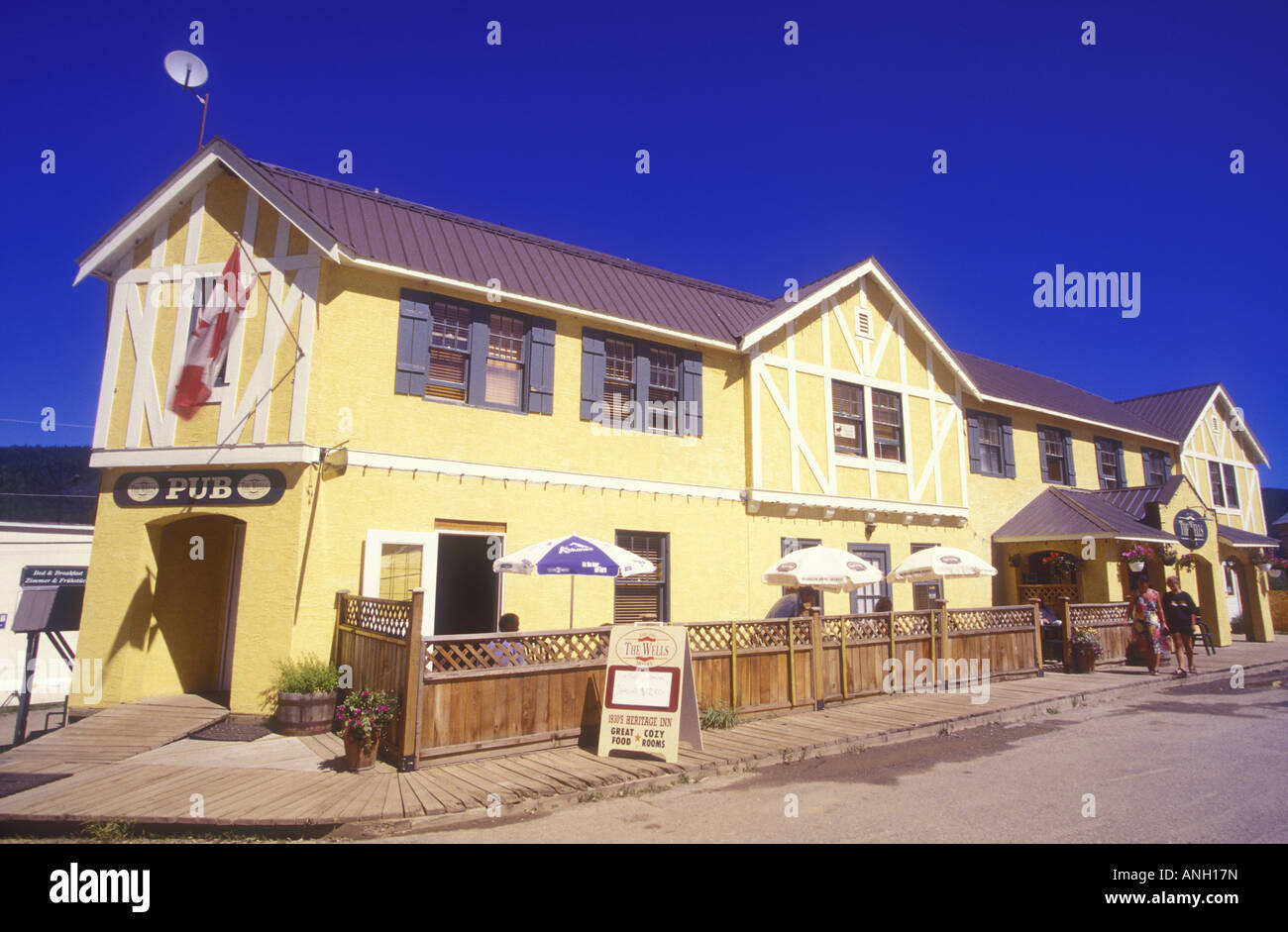 The Wells Hotel, Wells, British Columbia, Canada Stock Photo - Alamy