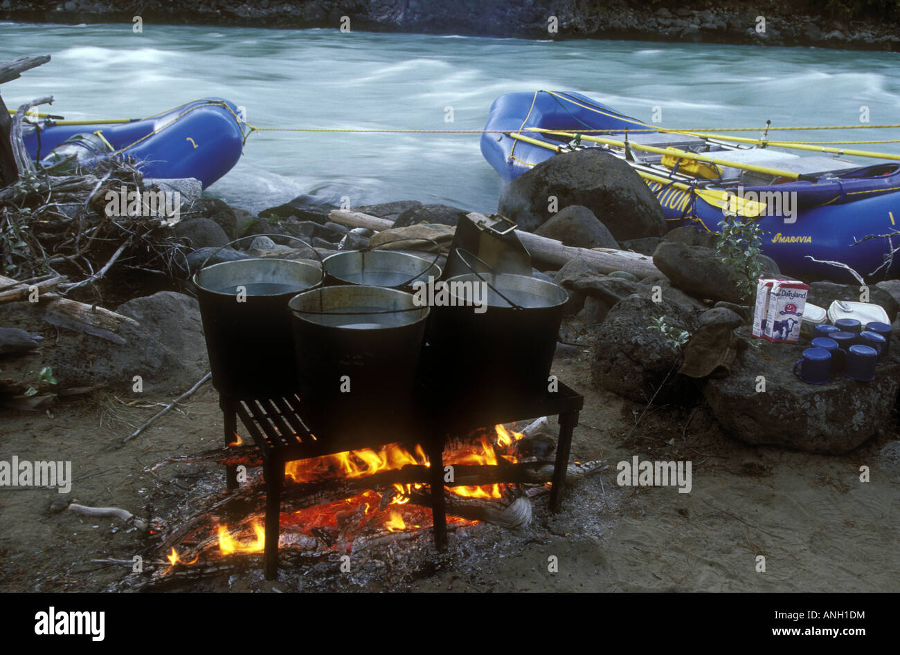 Rafting on the chilcotin river hi-res stock photography and images - Alamy