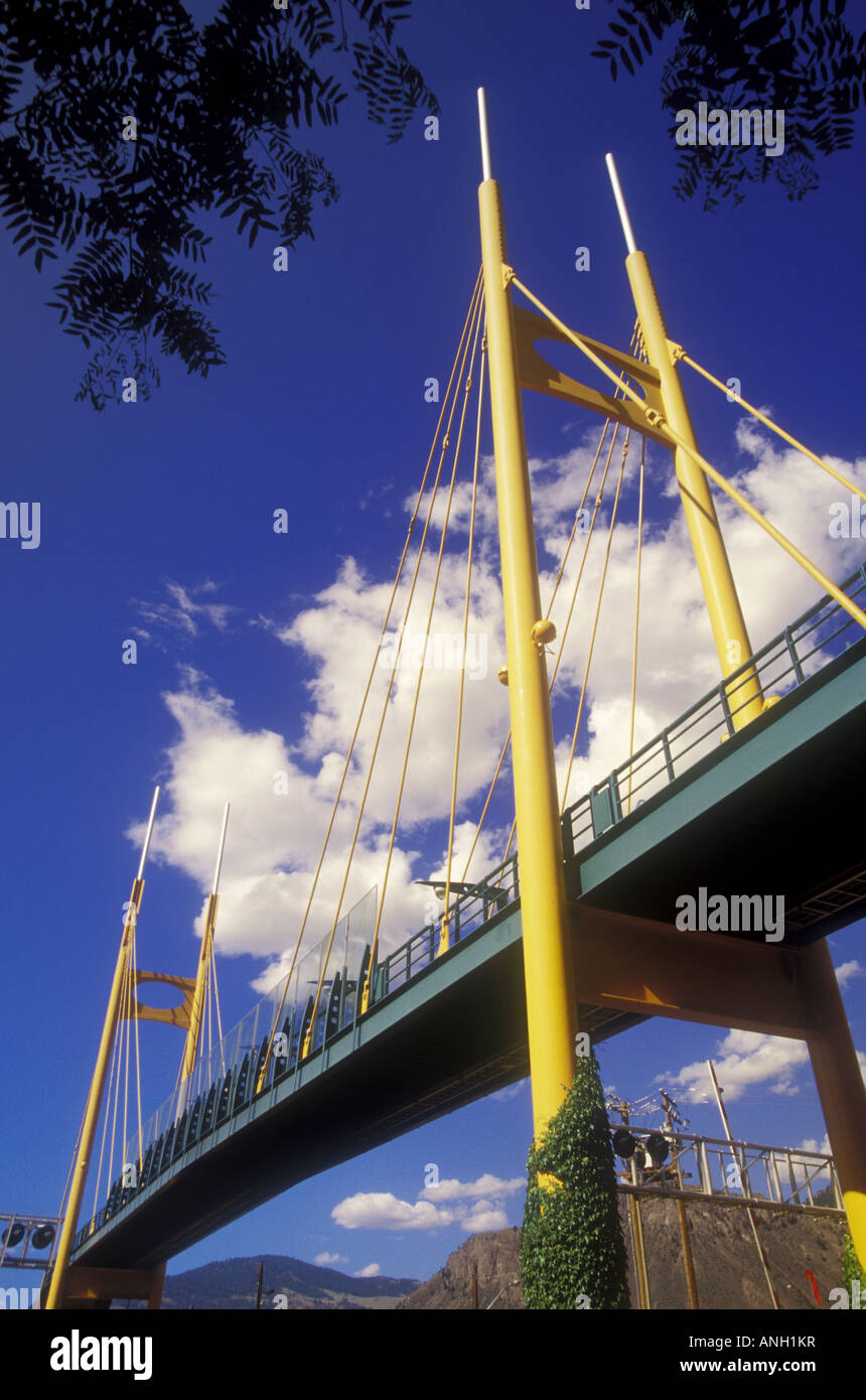 Kamloops pedestrian bridge, British Columbia, Canada Stock Photo - Alamy
