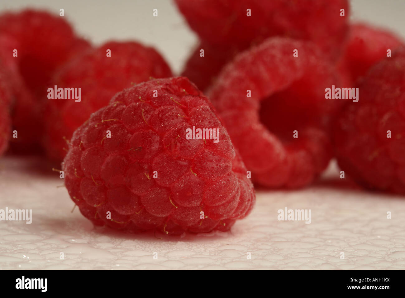 A cutout shot of rasperries Stock Photo - Alamy