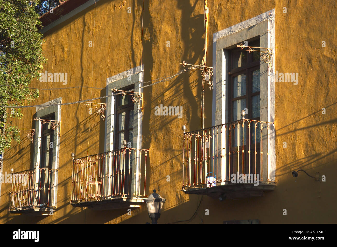 door balconies Mexico Stock Photo - Alamy