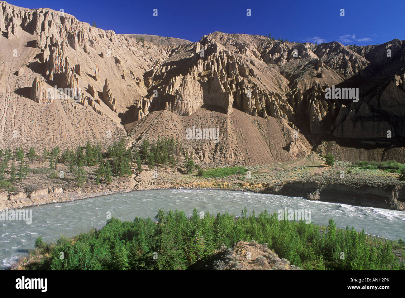 Chilcotin River Farwell Canyon area, British Columbia, Canada Stock ...