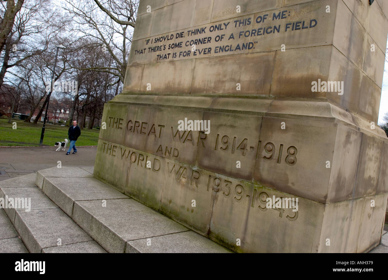 War memorial at Clifton Park Rotherham UK by Ian Townsley Stock Photo ...