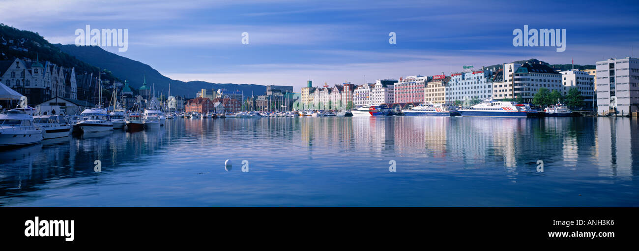 Strandkaien, Bergen, Norway Stock Photo - Alamy