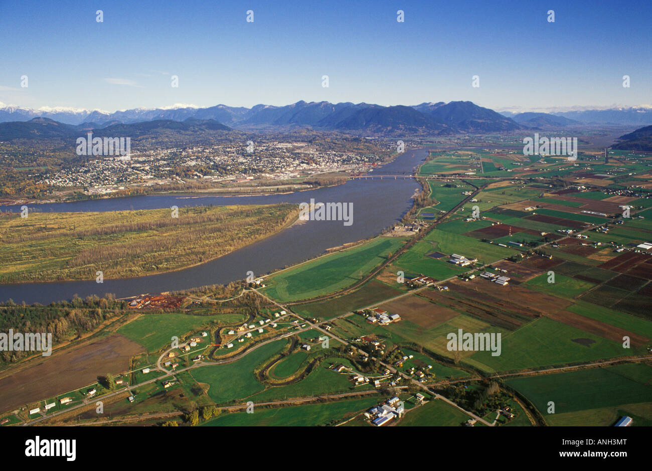 Fraser River Aerial Scenics High Resolution Stock Photography and ...