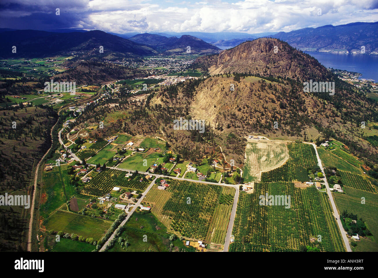 Aerial of the okanagan valley hi-res stock photography and images - Alamy
