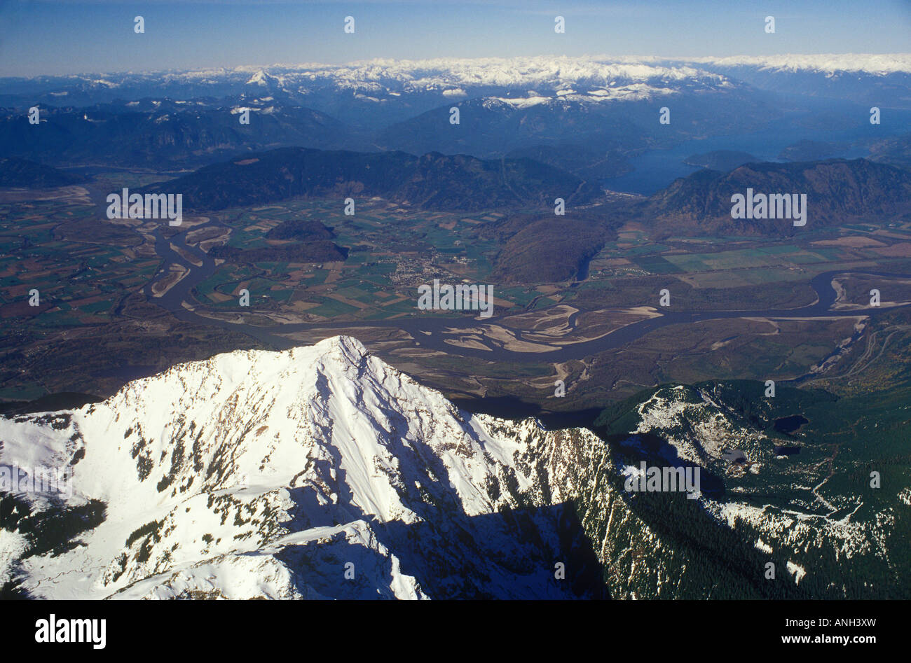 Aerial of cheam peak chilliwack hi-res stock photography and images - Alamy