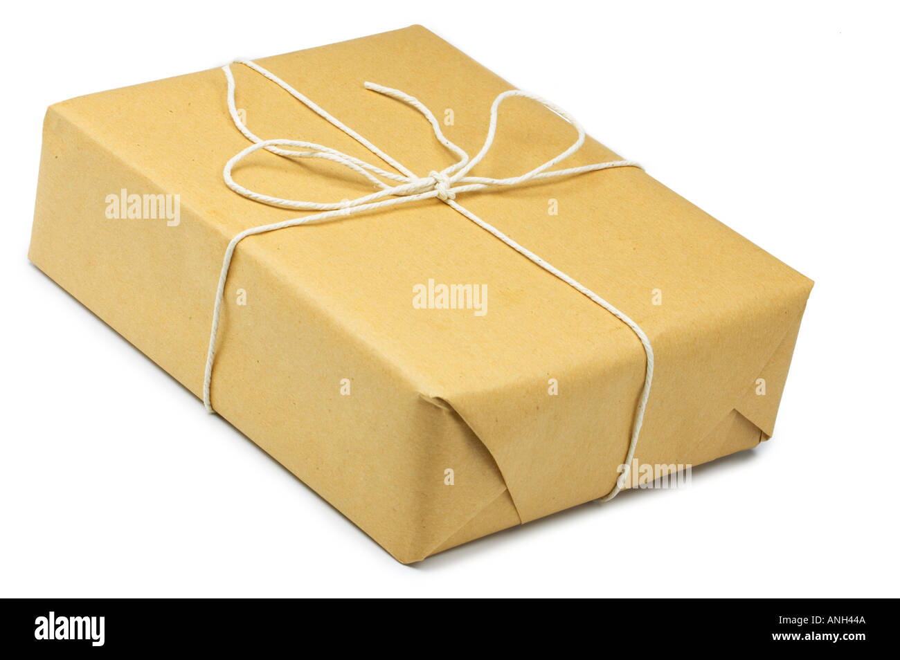 Plain Brown Parcel Cutout Stock Photo - Alamy