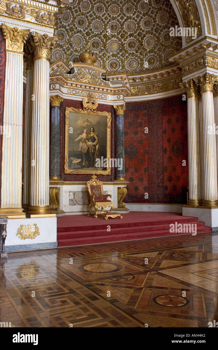 Interior of the Winter Palace (Hermitage Museum) St. Petersburg, Russia ...
