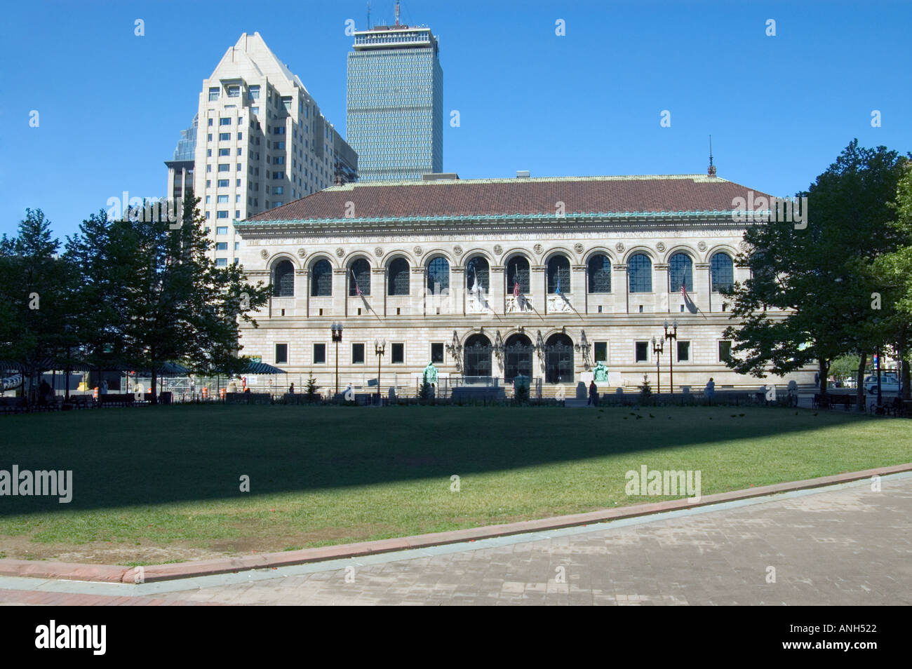Boston downtown library hi-res stock photography and images - Alamy